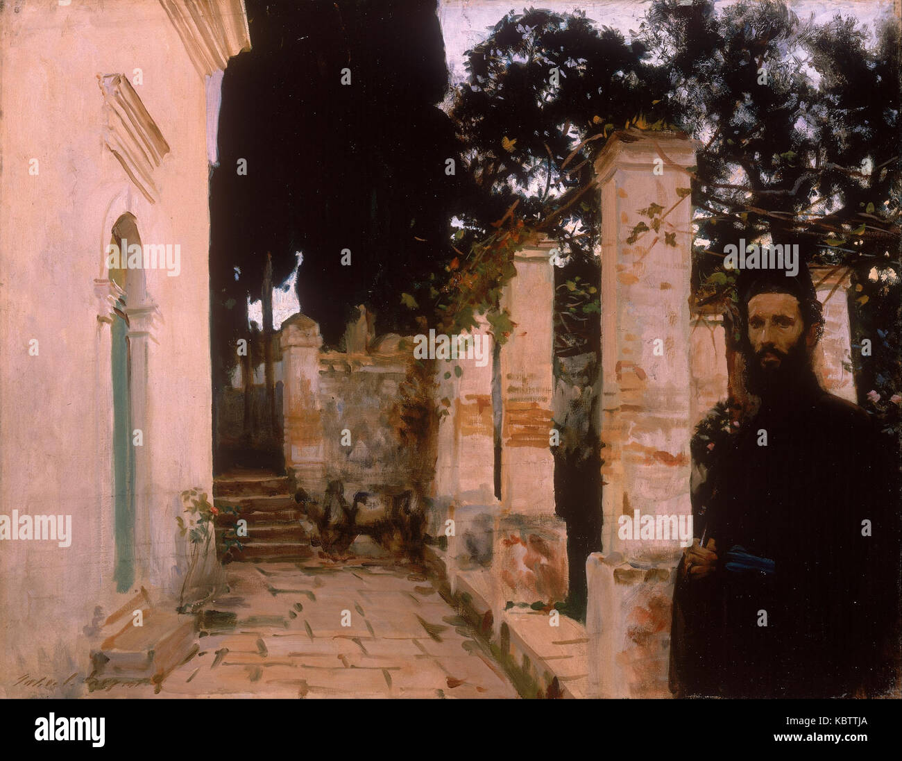 A painting titled 'Vespers' by John Singer Sargent, known for his ...