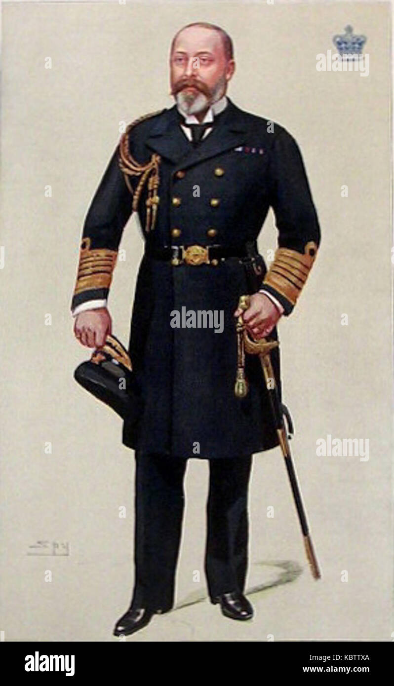 King Edward VII Vanity Fair 19 June 1902 Stock Photo - Alamy