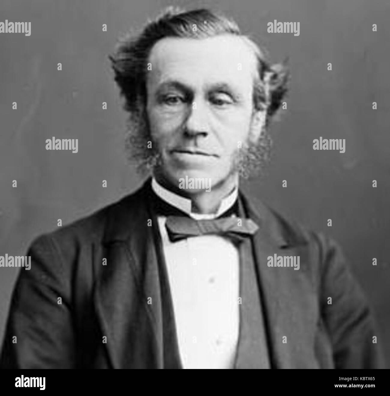 A portrait of Louis Léon Lesieur Desaulniers, an individual known for ...