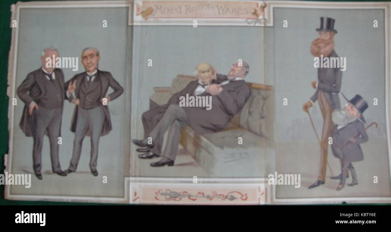 Mixed Political Wares Vanity Fair 3 December 1892 Stock Photo - Alamy