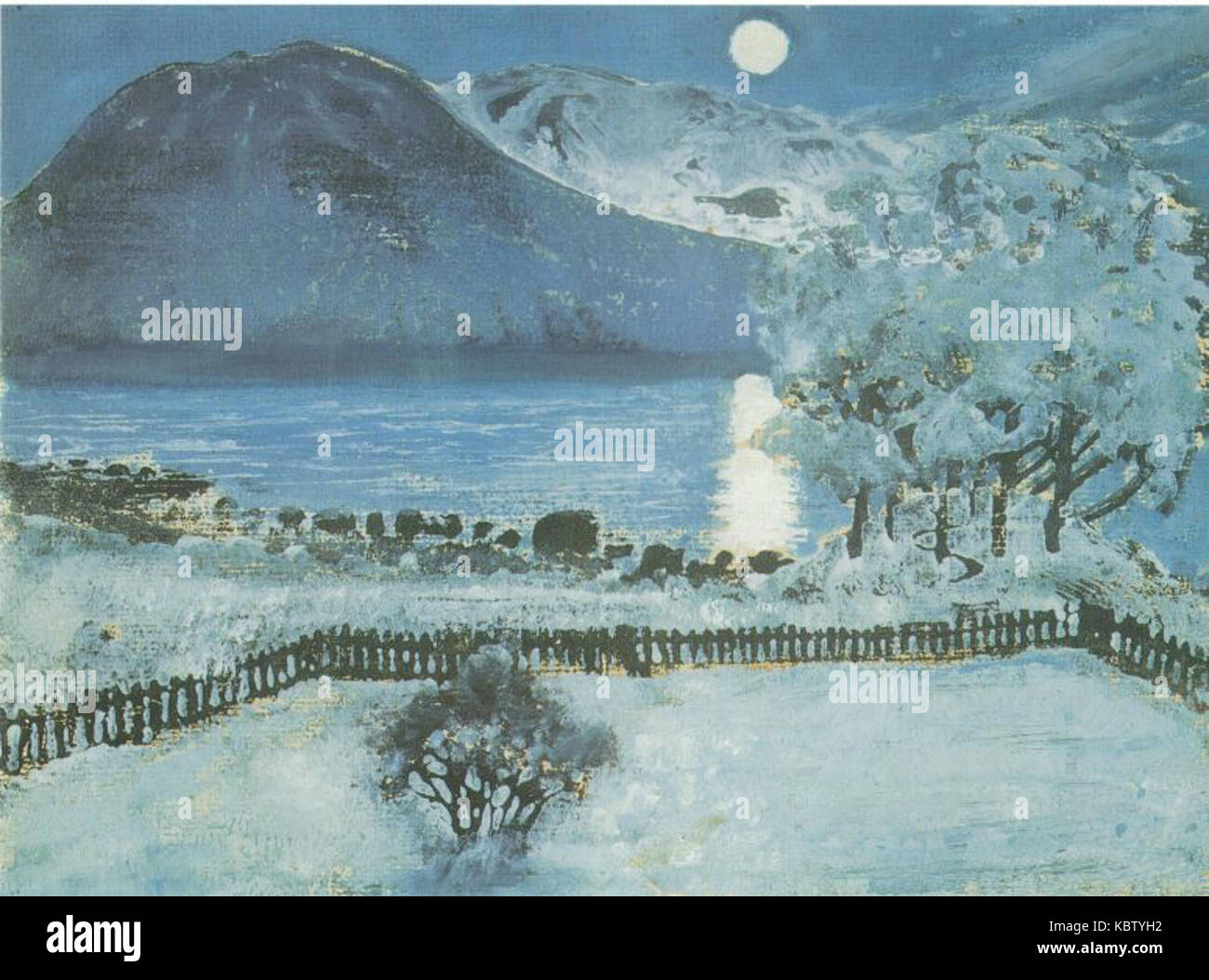 N Astrup Vinternatt Stock Photo - Alamy