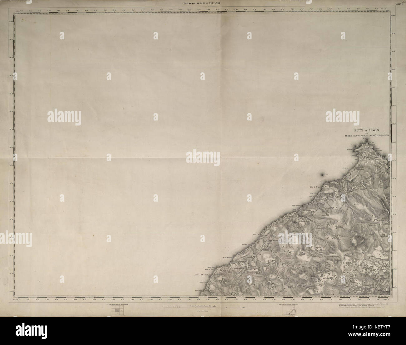 Topographic map scotland hi-res stock photography and images - Alamy