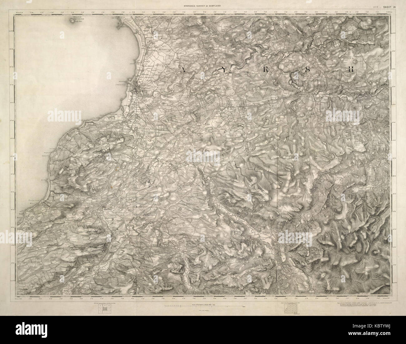 Os map ordnance survey scotland 1 hi-res stock photography and images ...