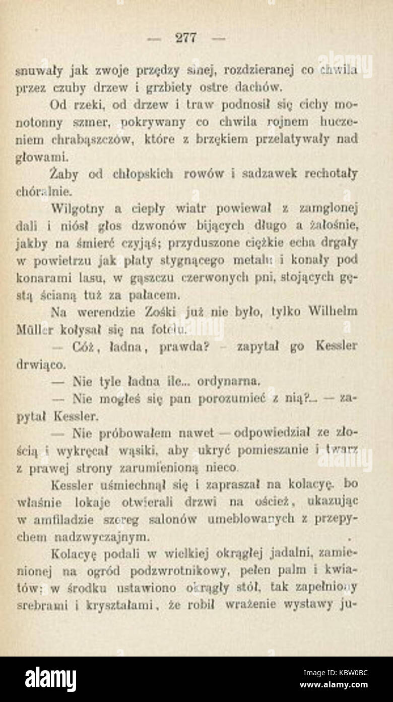 An excerpt from 'Ziemia obiecana' (The Promised Land) by Władysław ...