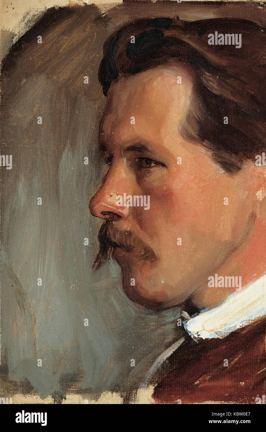 Paul Raud autoportrait Stock Photo - Alamy