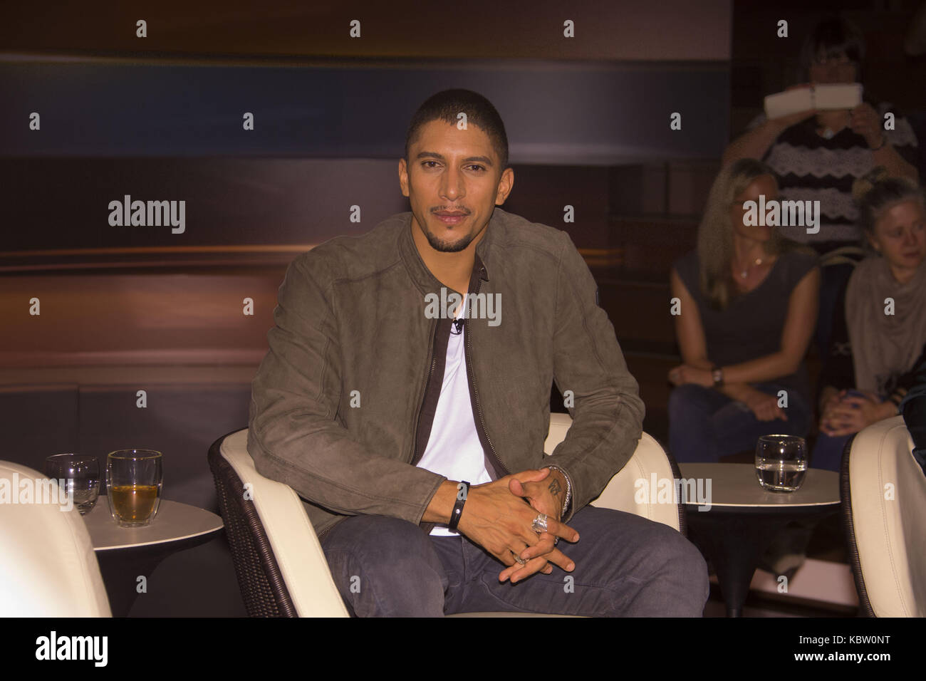 German ZDF TV Talkshow Markus Lanz at Fernsehmacher-Studio Featuring ...