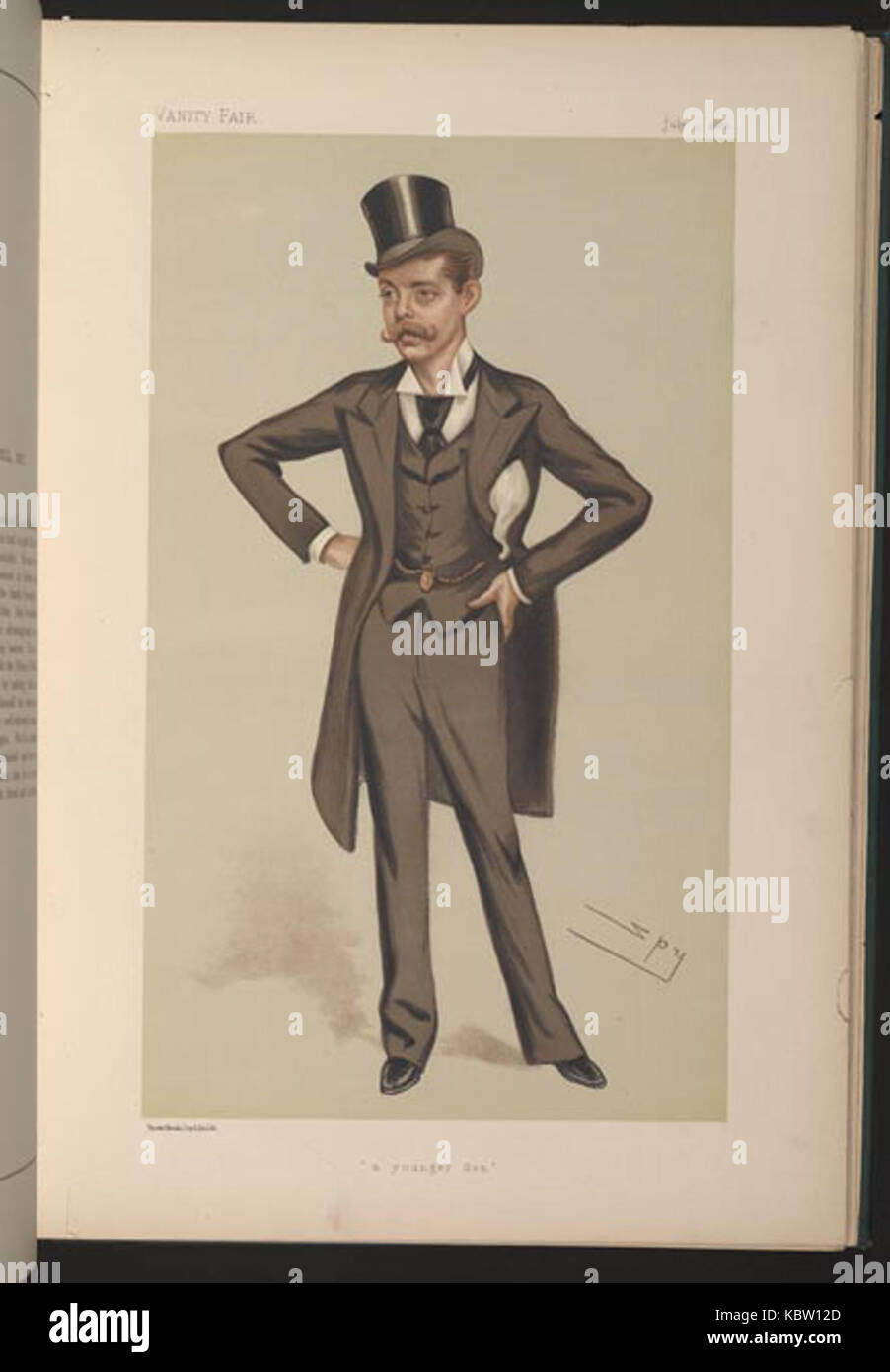 Randolph Henry Spencer Churchill, Vanity Fair, 1880 07 10 Stock Photo ...