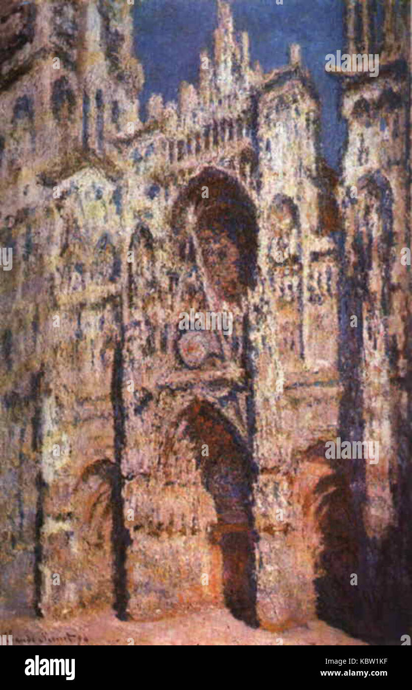 Monet's 1894 painting of Rouen Cathedral captures the gothic ...
