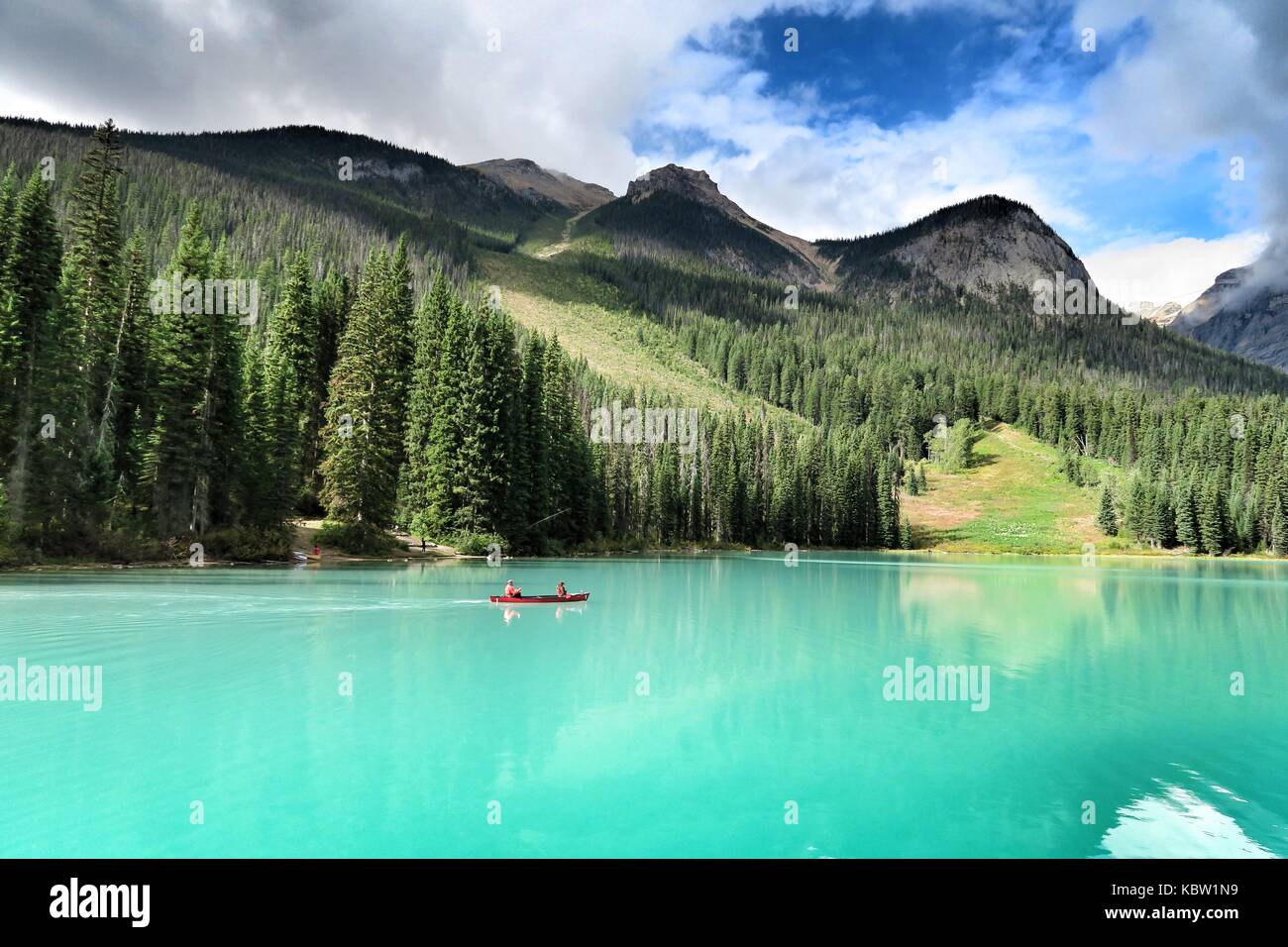 Emerald Lake in Yoho National Park, Canada Stock Photo - Alamy