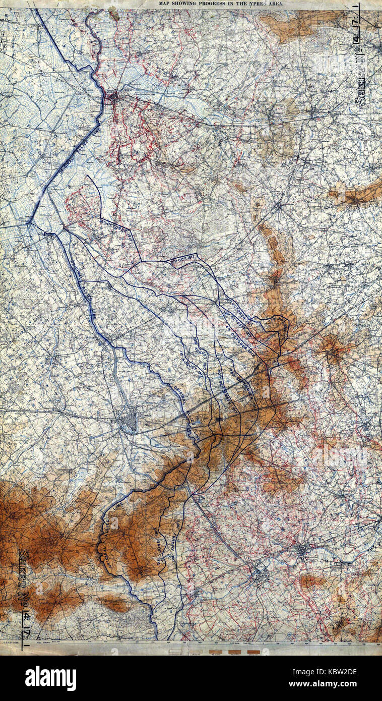 Ypres map hi-res stock photography and images - Alamy