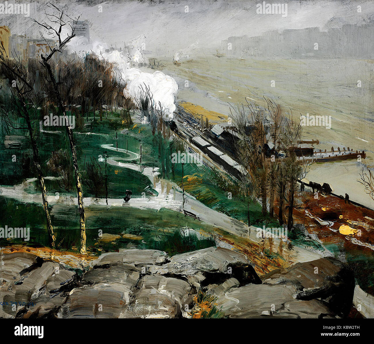 Rain painting 1920s hi-res stock photography and images - Alamy