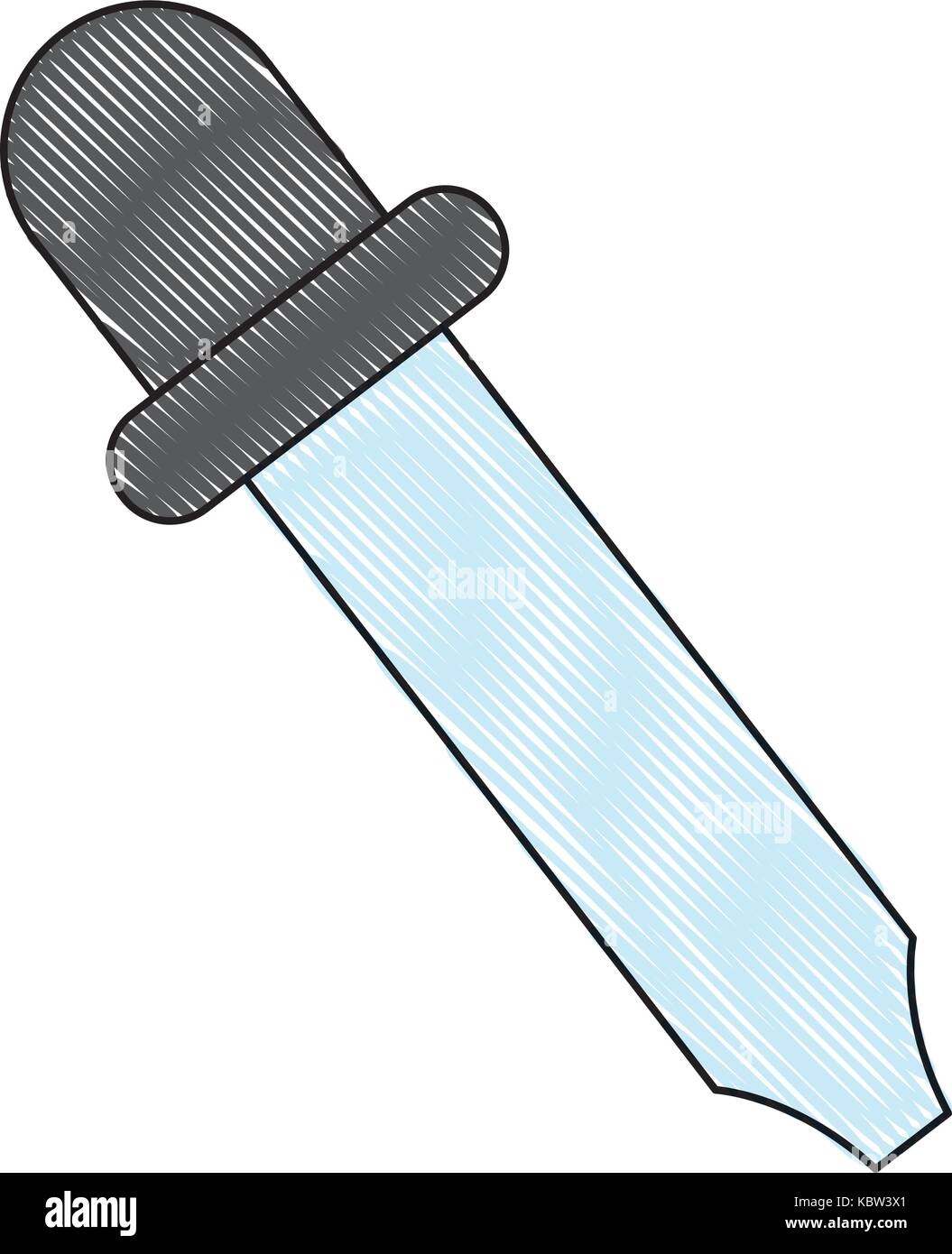 dropper icon over white background vector illustration Stock Vector ...