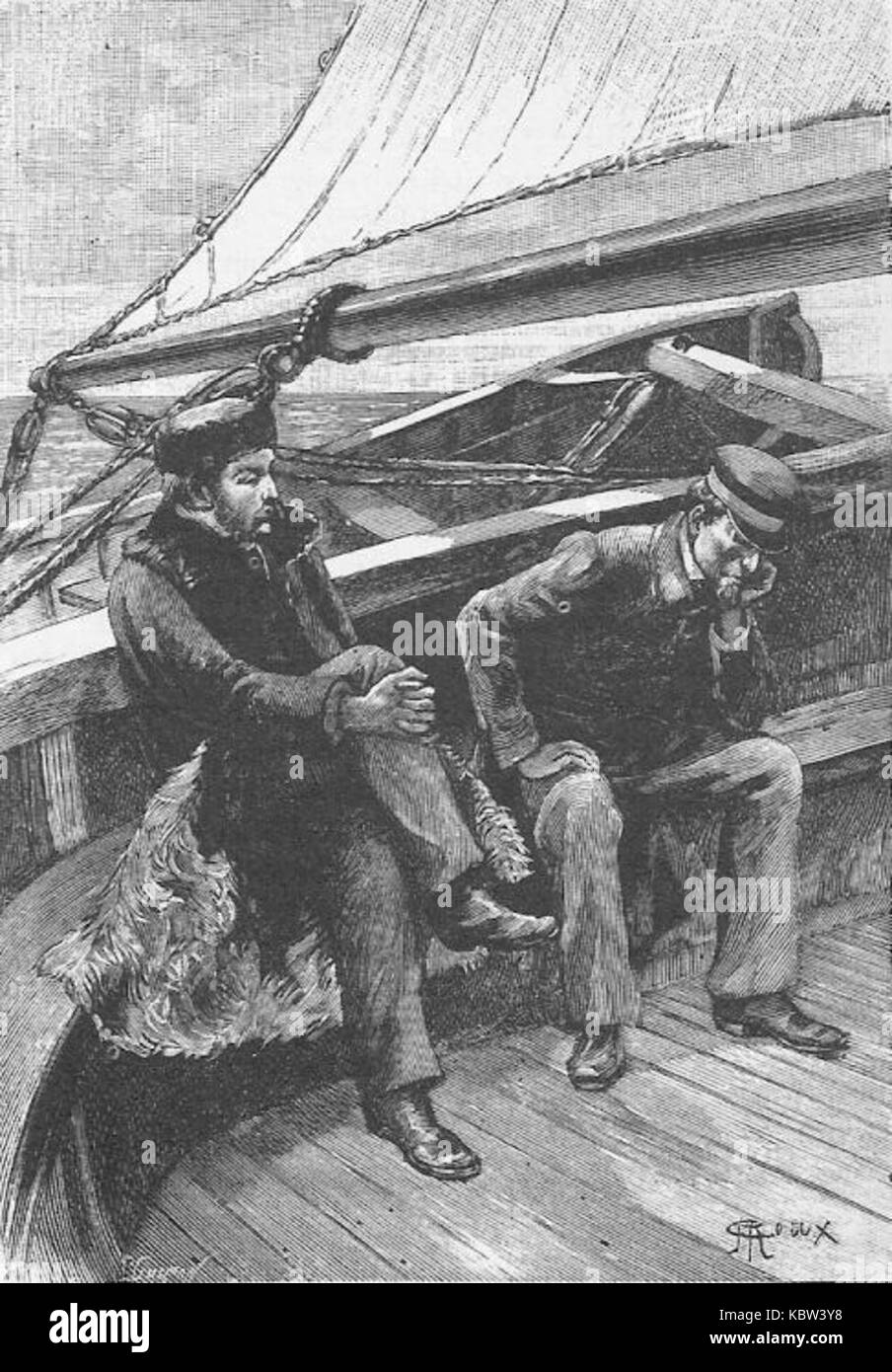 'The Sphinx of the Ice Fields' by George Roux 19 Stock Photo - Alamy