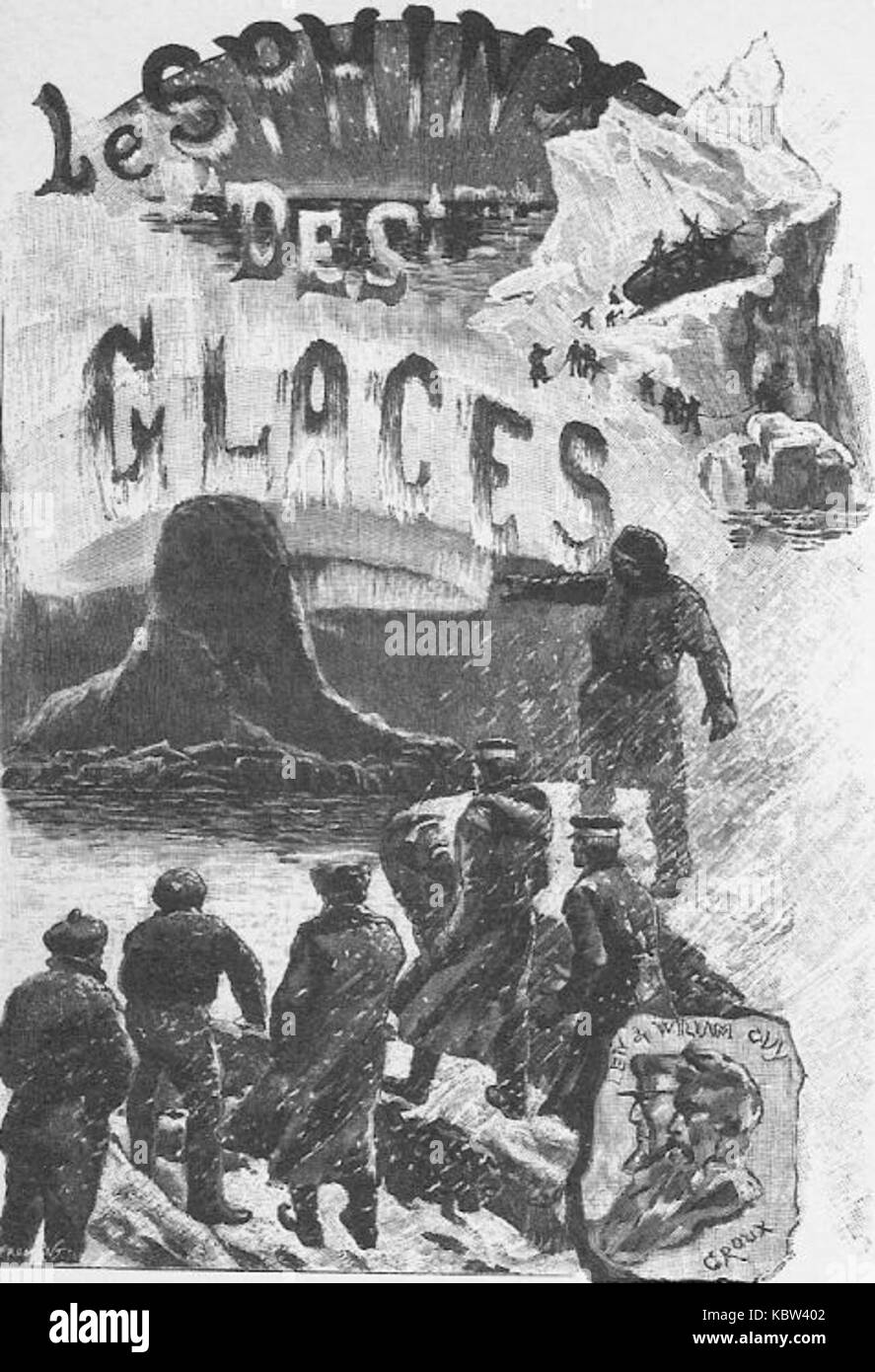 'The Sphinx of the Ice Fields' by George Roux 01 Stock Photo - Alamy