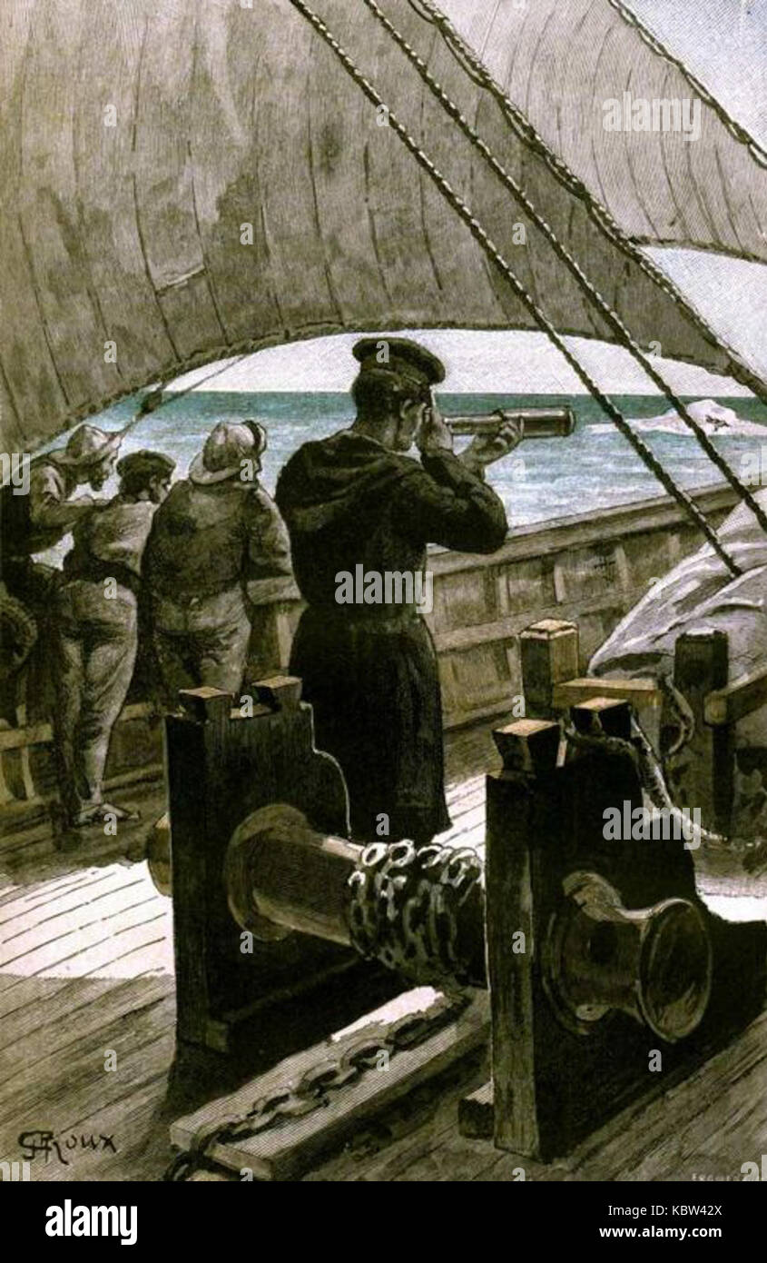 'The Sphinx of the Ice Fields' by George Roux 14 Stock Photo - Alamy