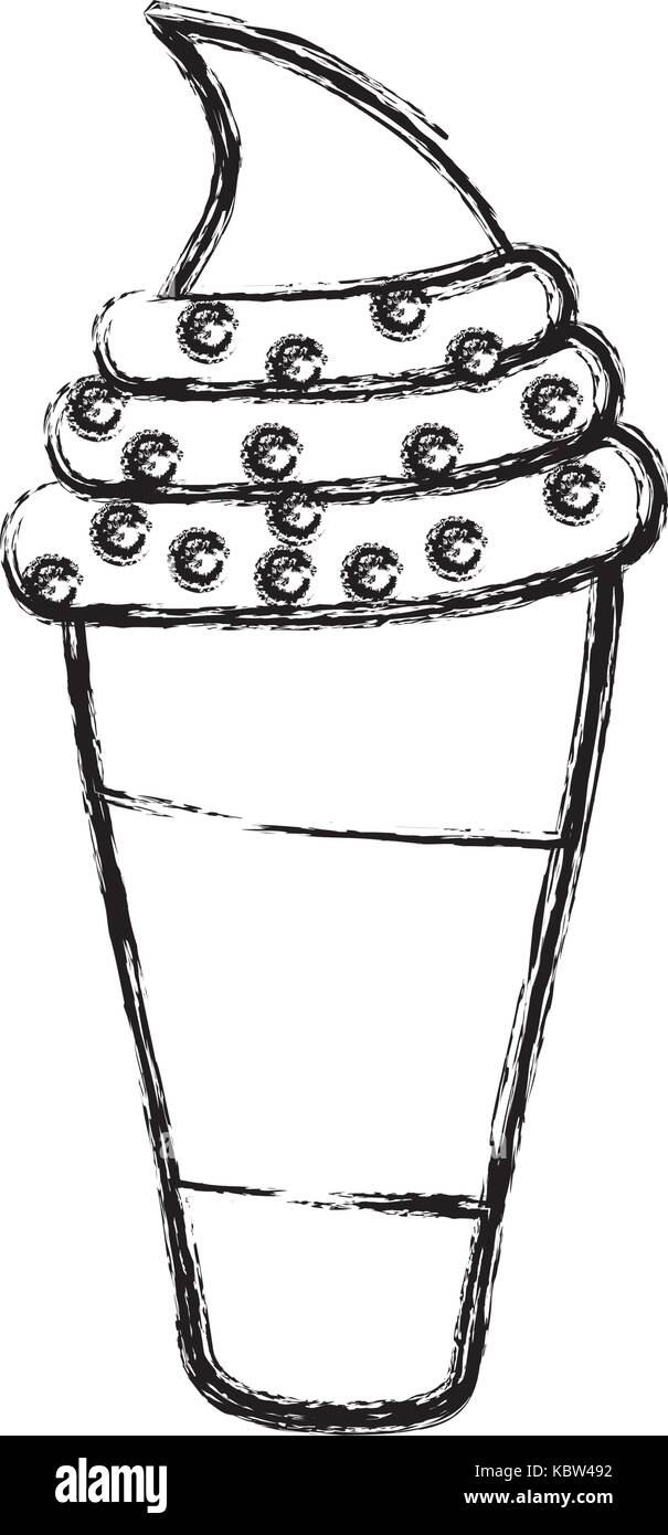 ice cream icon over white background vector illustration Stock Vector ...