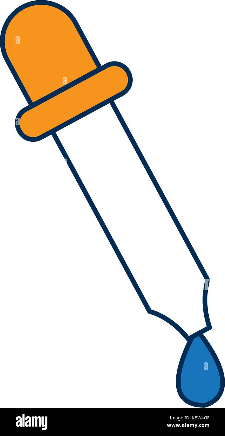 dropper icon over white background vector illustration Stock Vector ...