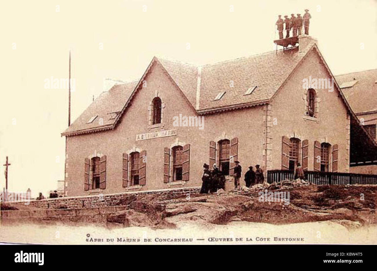 Concarneau map hi-res stock photography and images - Alamy