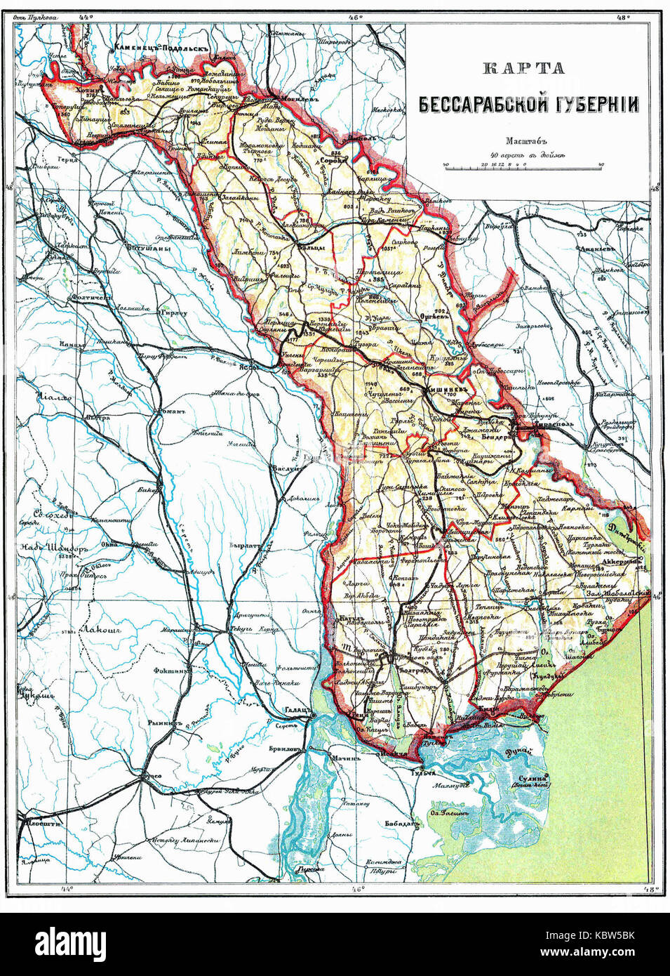 Bessarabia map BE Stock Photo: 162207575 - Alamy