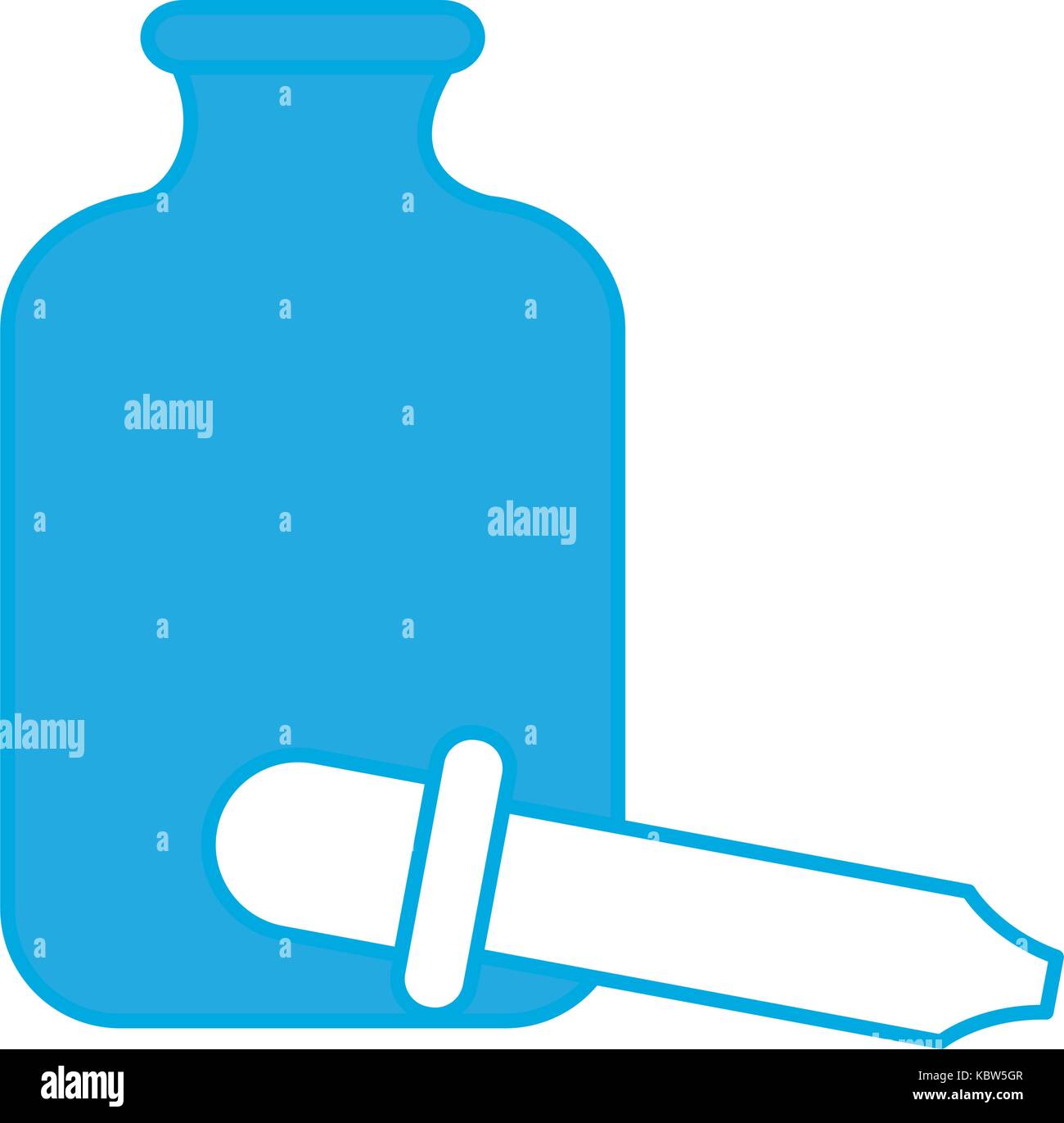 dropper icon over white background vector illustration Stock Vector ...