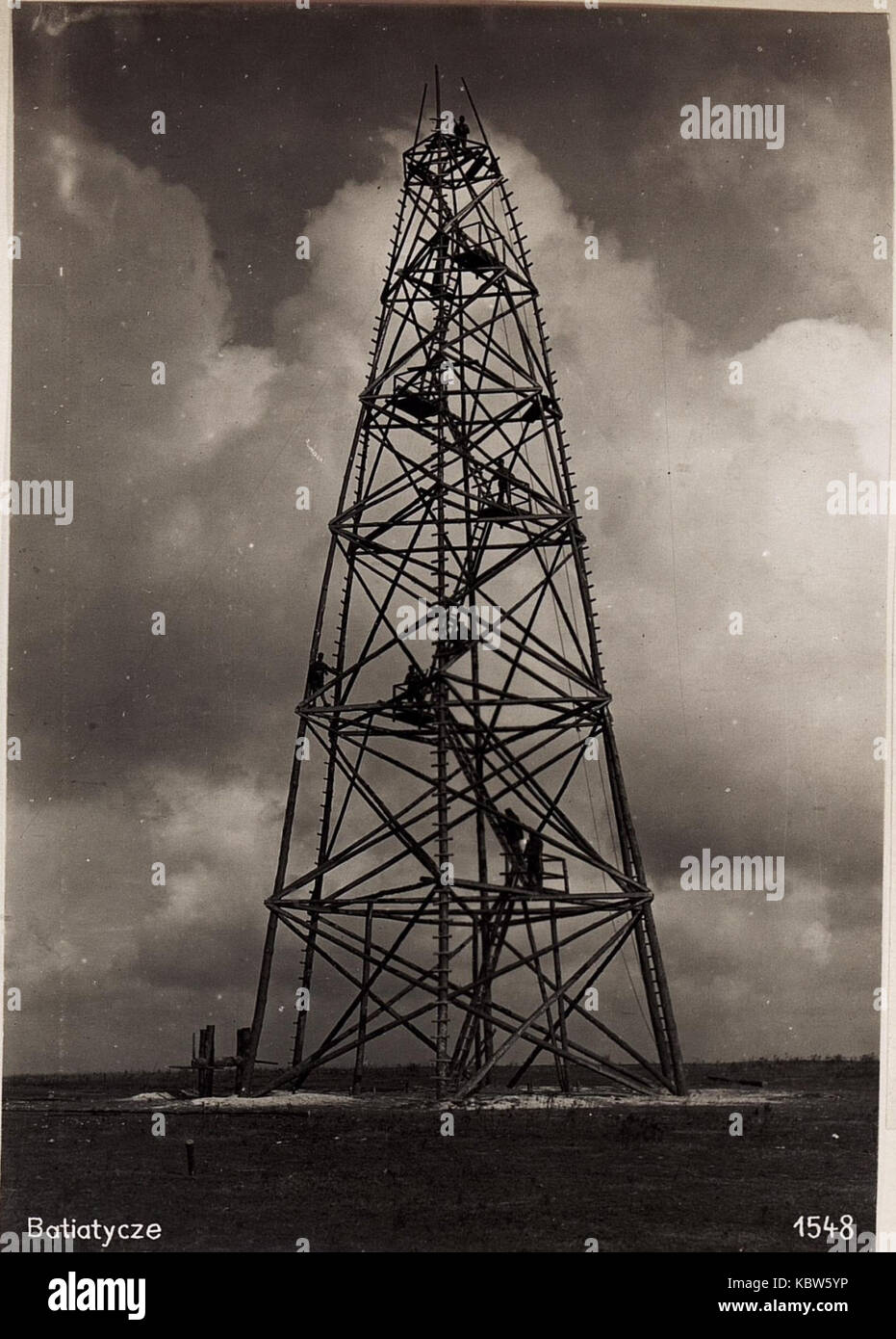 Hochstand Kamionka Batiatyce. (20 III.1918.) (BildID 15713853 Stock ...