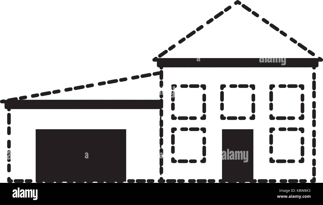 modern house icon over white background vector illustration Stock ...