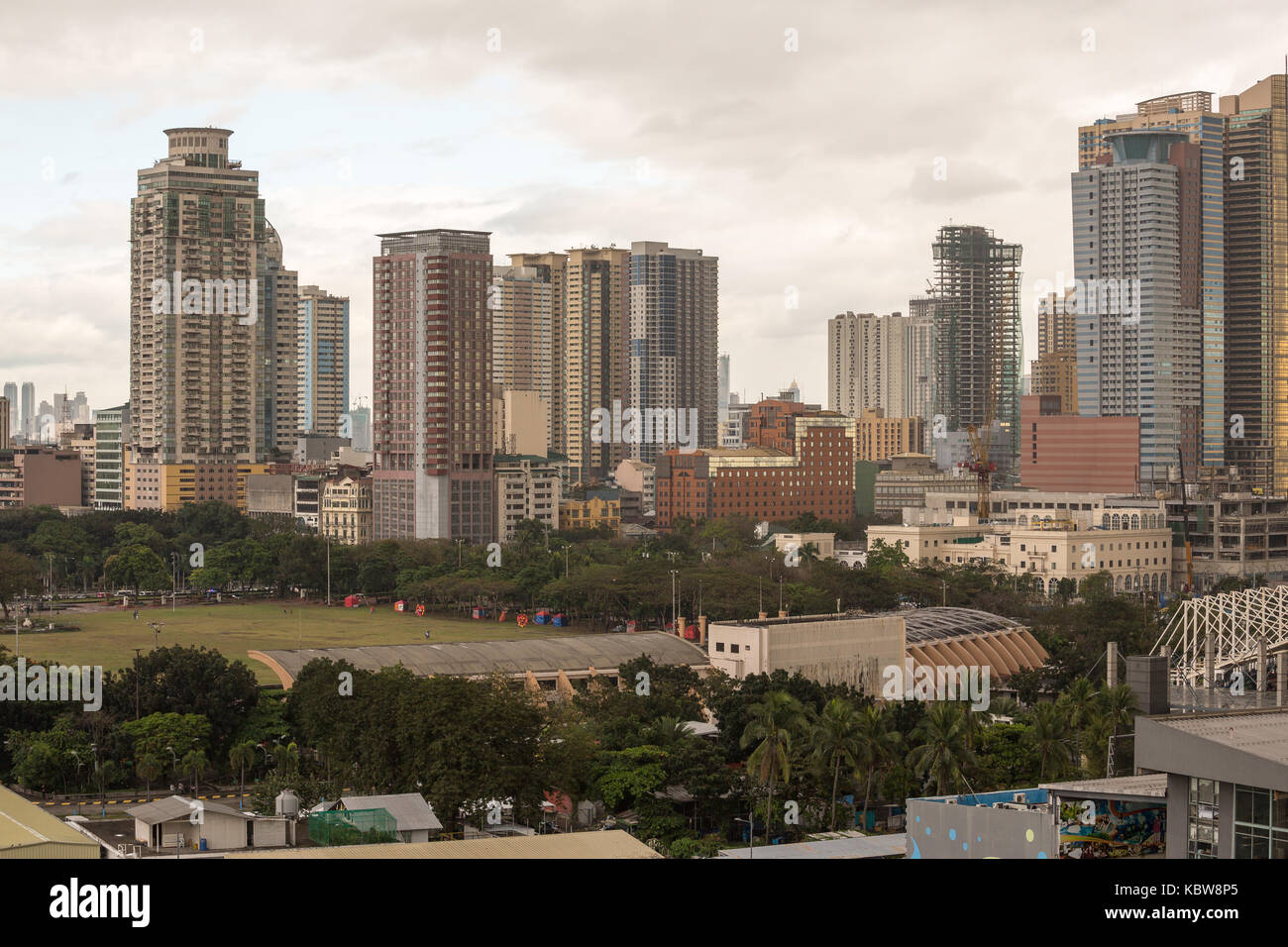 Manila Cityscape and downtown in the Philippines Stock Photo - Alamy
