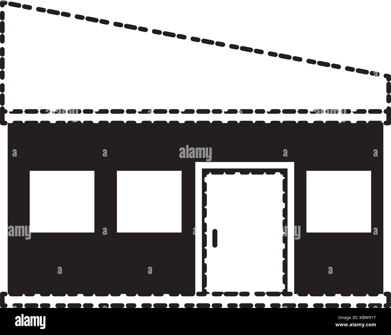 modern house icon over white background vector illustration Stock ...