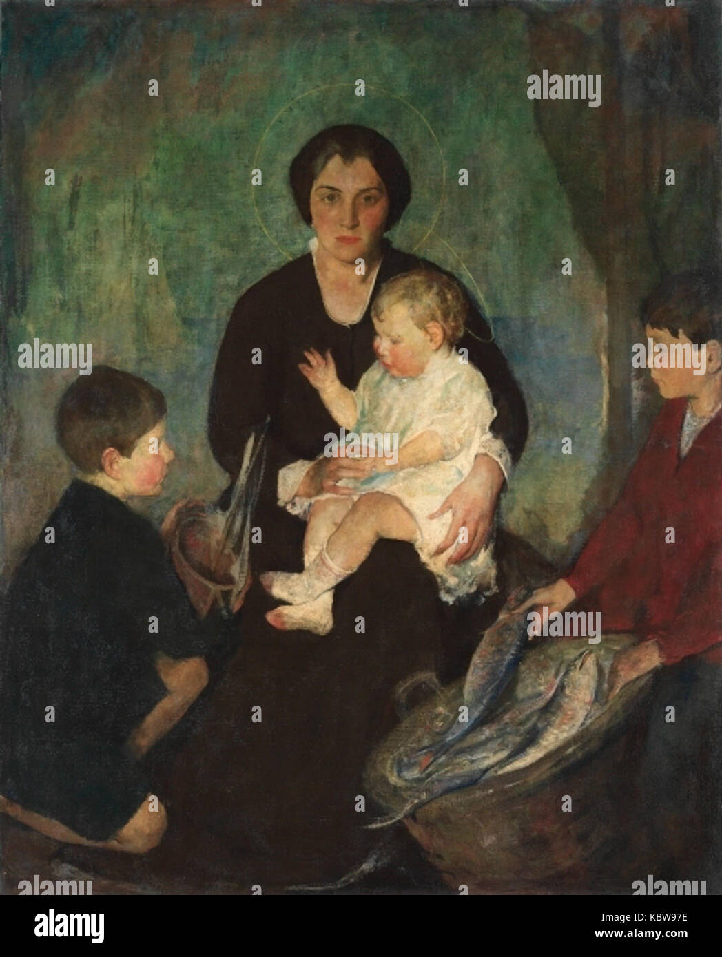 'The Offering' is a renowned painting by Charles W. Hawthorne, an ...