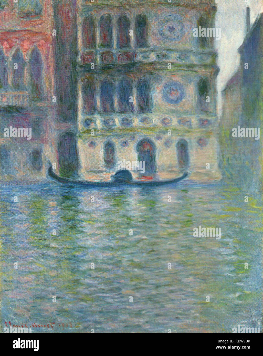 Claude Monet Palazzo Dario, Venice Stock Photo - Alamy