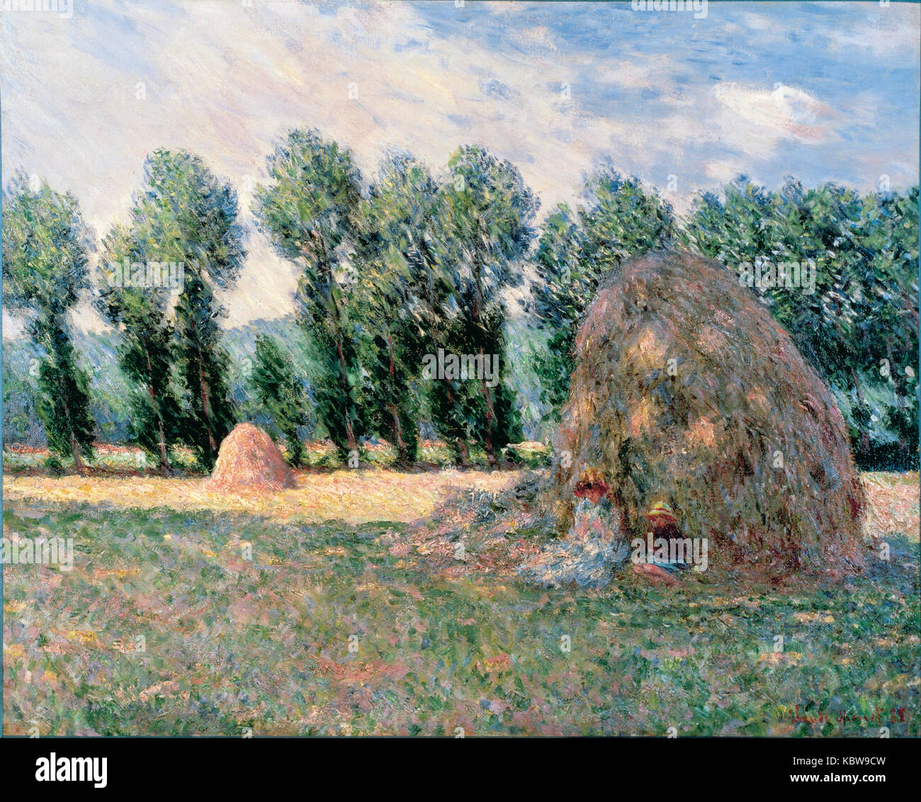 Haystacks monet hi-res stock photography and images - Alamy