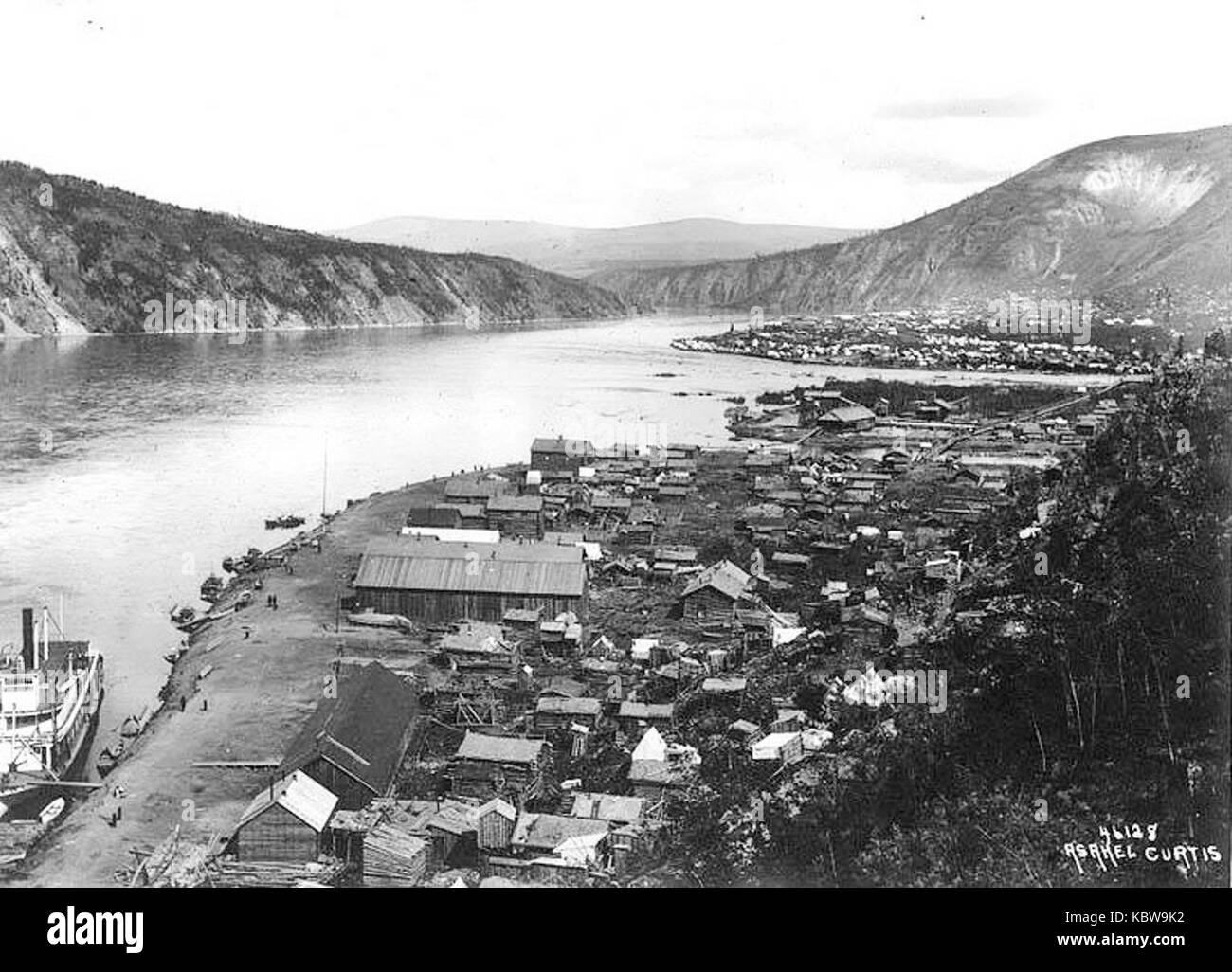 Map of dawson Black and White Stock Photos & Images - Alamy