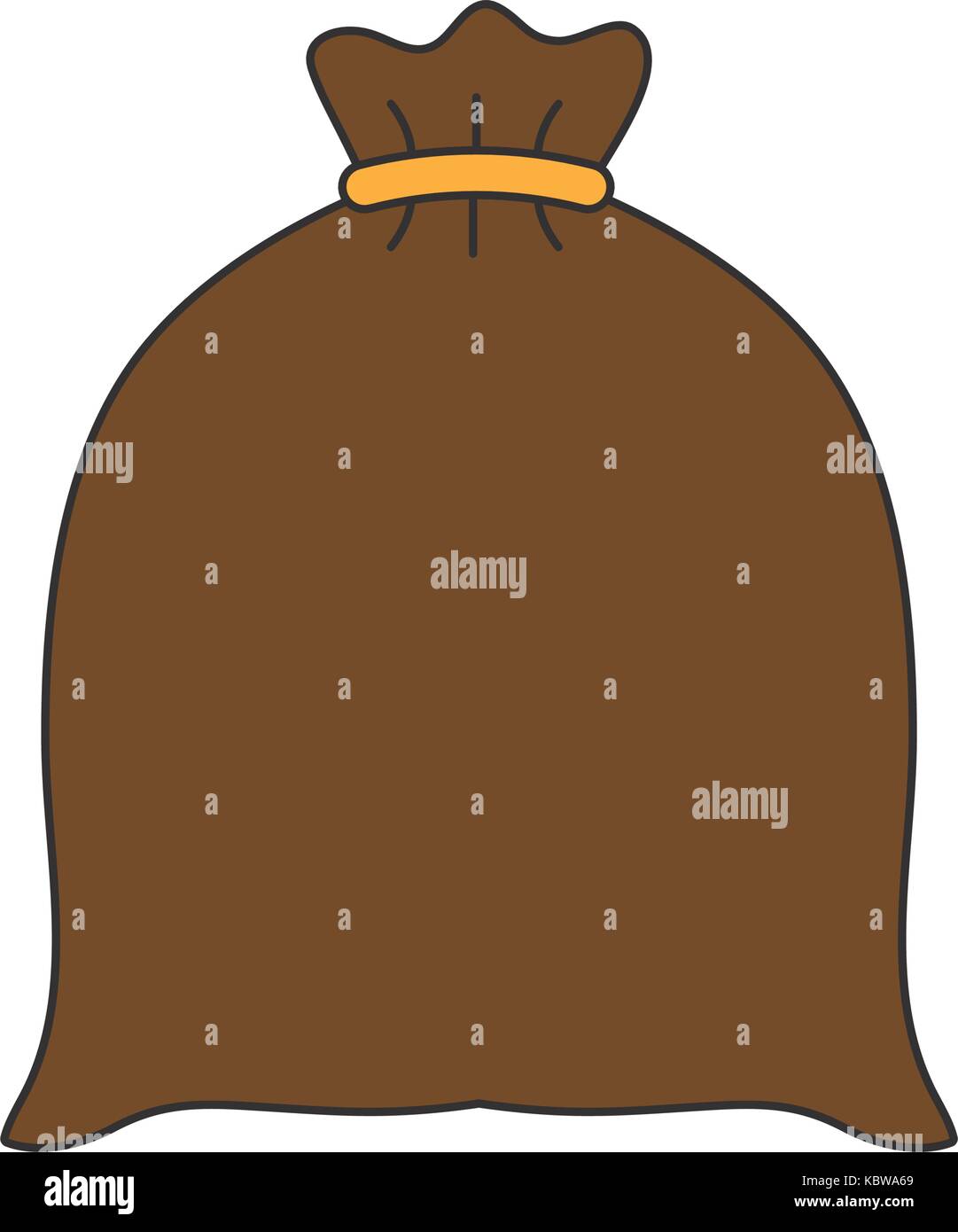 money sack icon over white background vector illustration Stock Vector ...