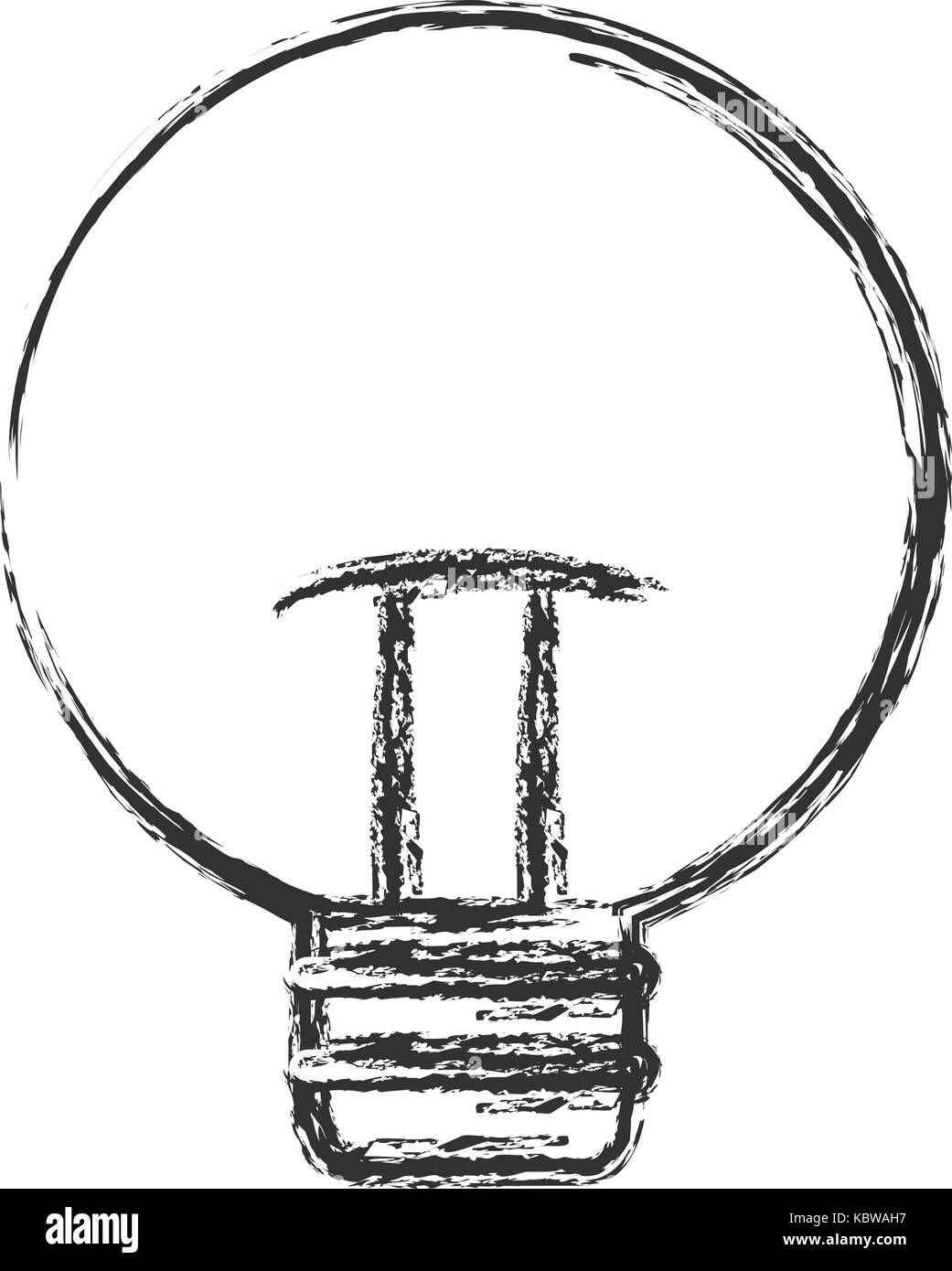 bulb light icon over white background vector illustration Stock Vector ...