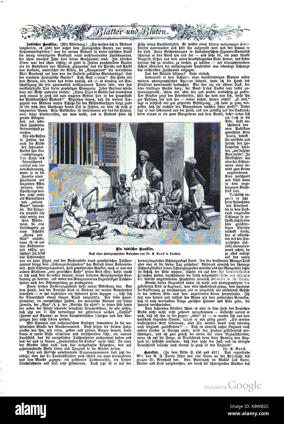 An image or excerpt from the 1898 edition of 'Die Gartenlaube,' a ...