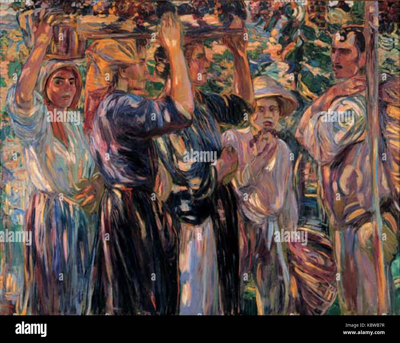 Dora Hitz Weinernte Stock Photo - Alamy