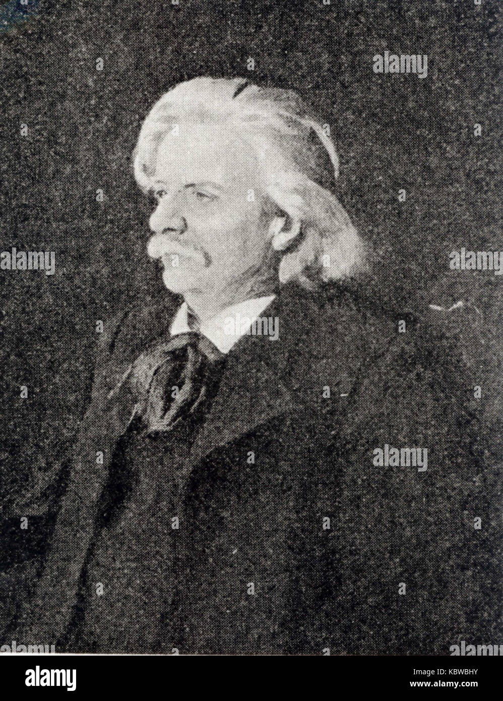 Edward Grieg portret Stock Photo - Alamy