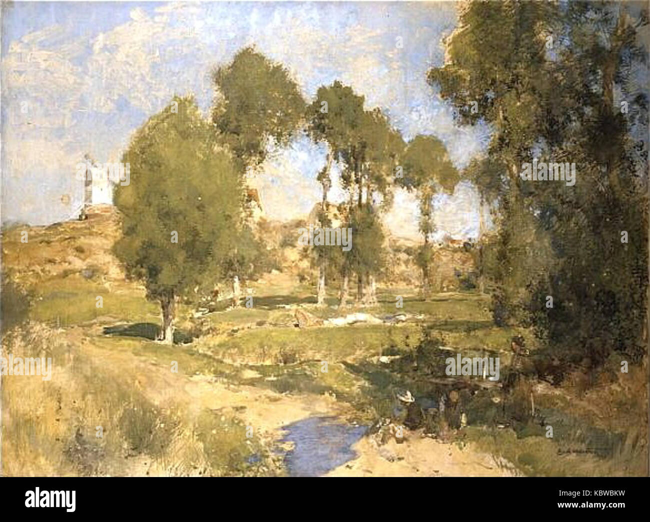 Edward Arthur Walton The Happy Valley 1908 Stock Photo - Alamy