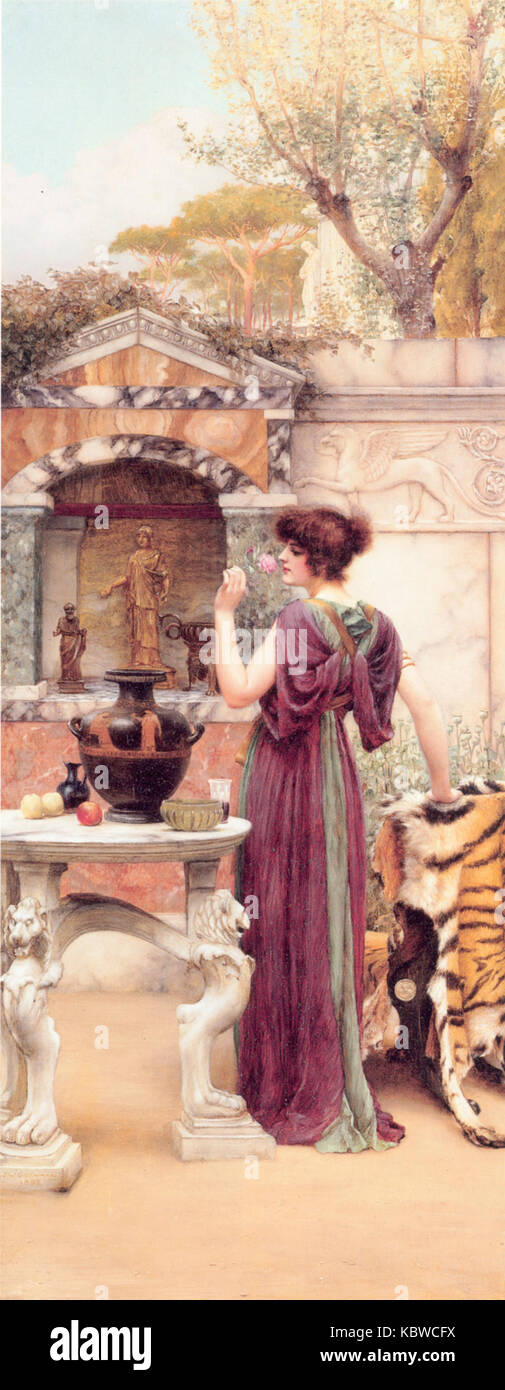 Ancient rome painting garden hi-res stock photography and images - Alamy