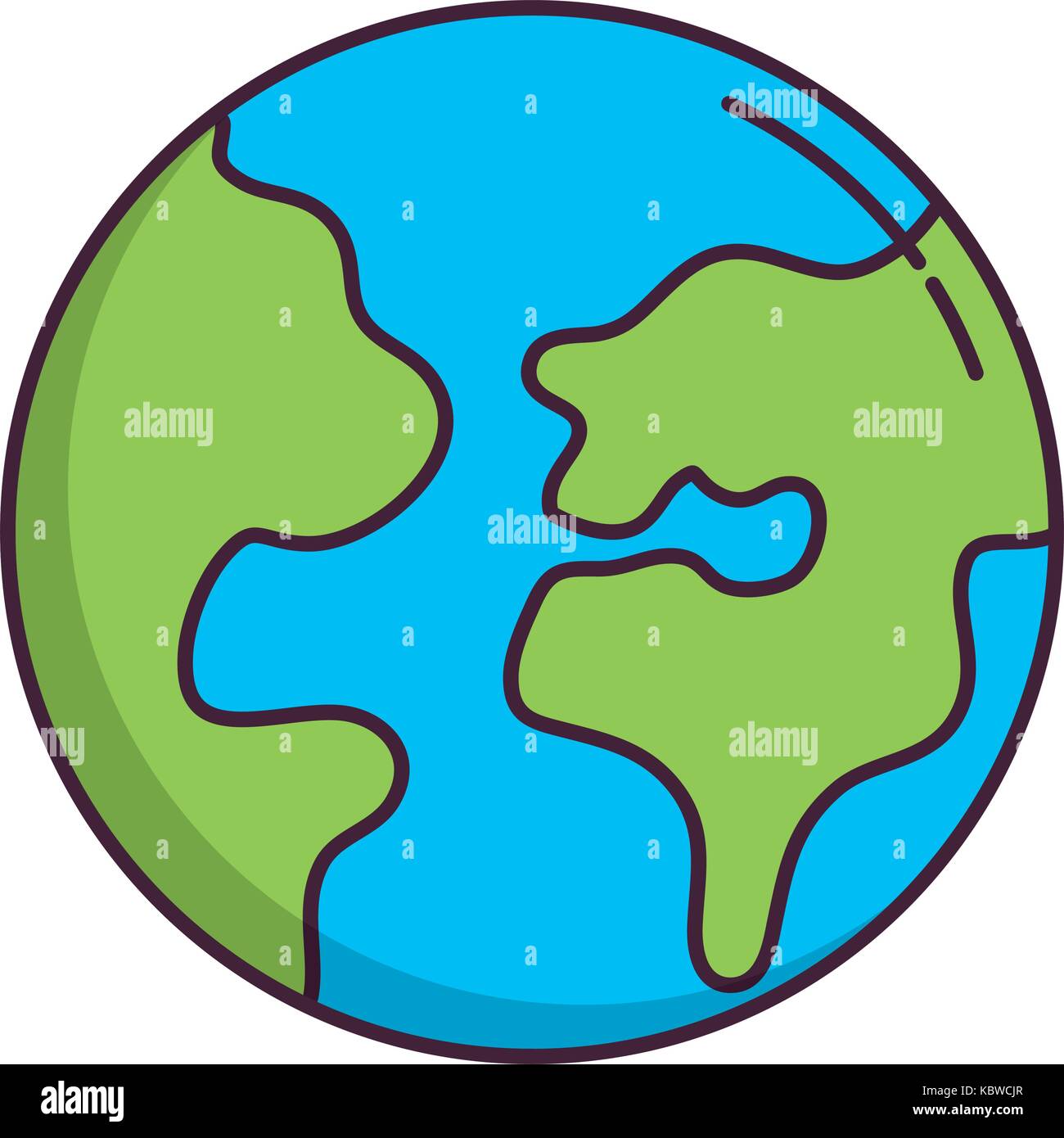 earth planet icon over white background vector illustration Stock ...