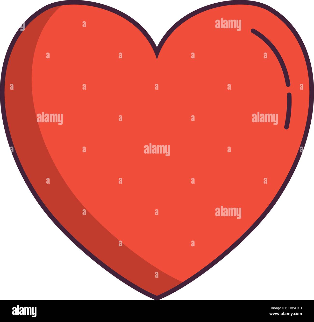 heart icon over white background vector illustration Stock Vector Image & Art - Alamy