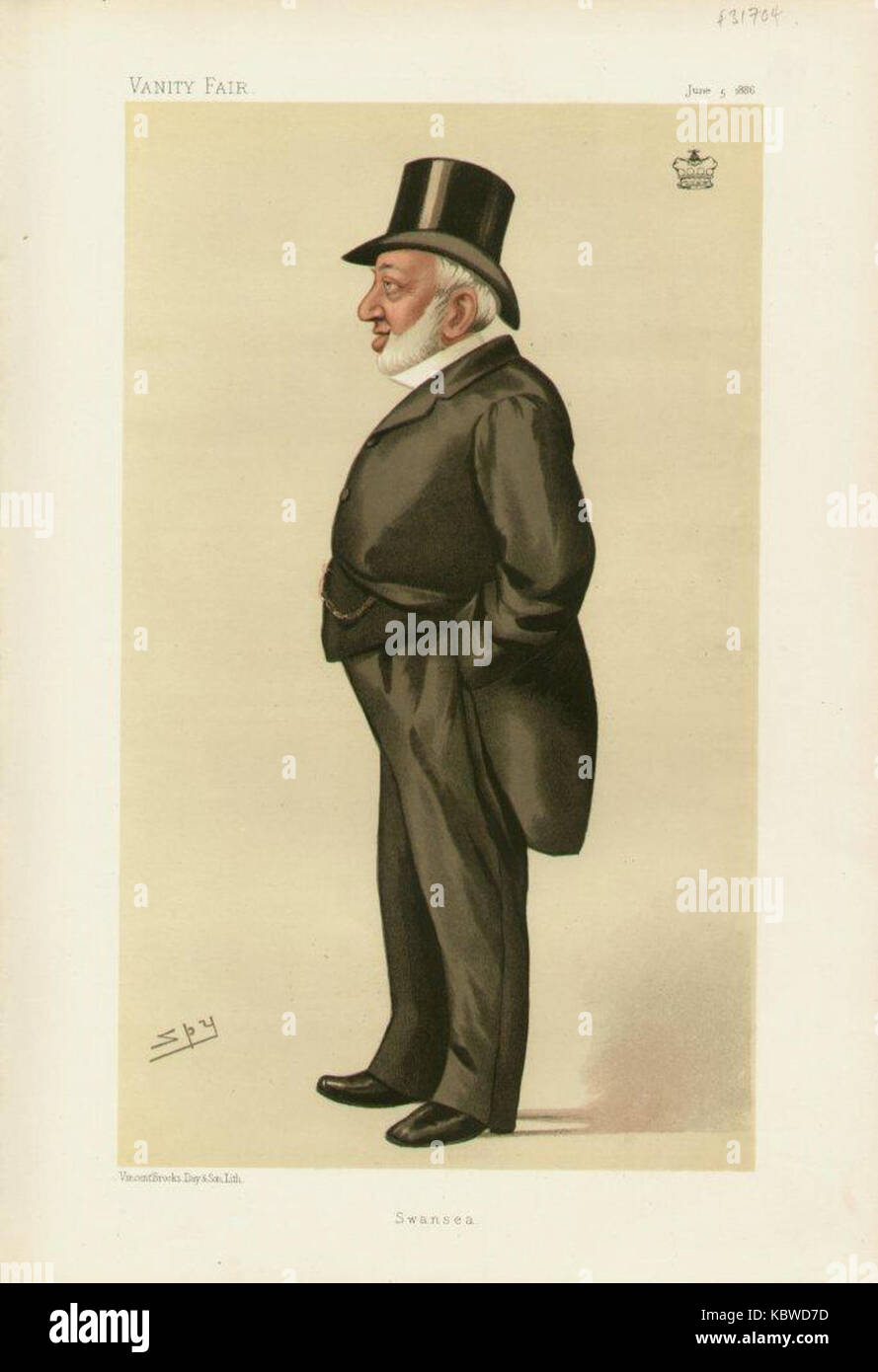 Henry Hussey Vivian, Vanity Fair, 1886 06 05 Stock Photo - Alamy