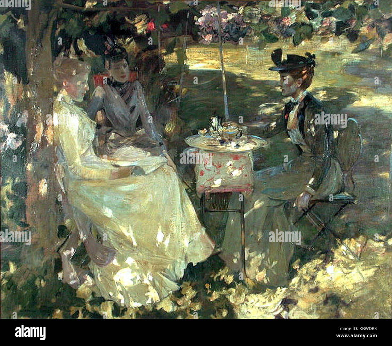 James Guthrie Midsummer 1892 Stock Photo - Alamy