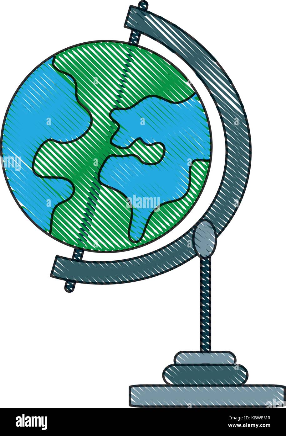 geography tool icon over white background vector illustration Stock ...