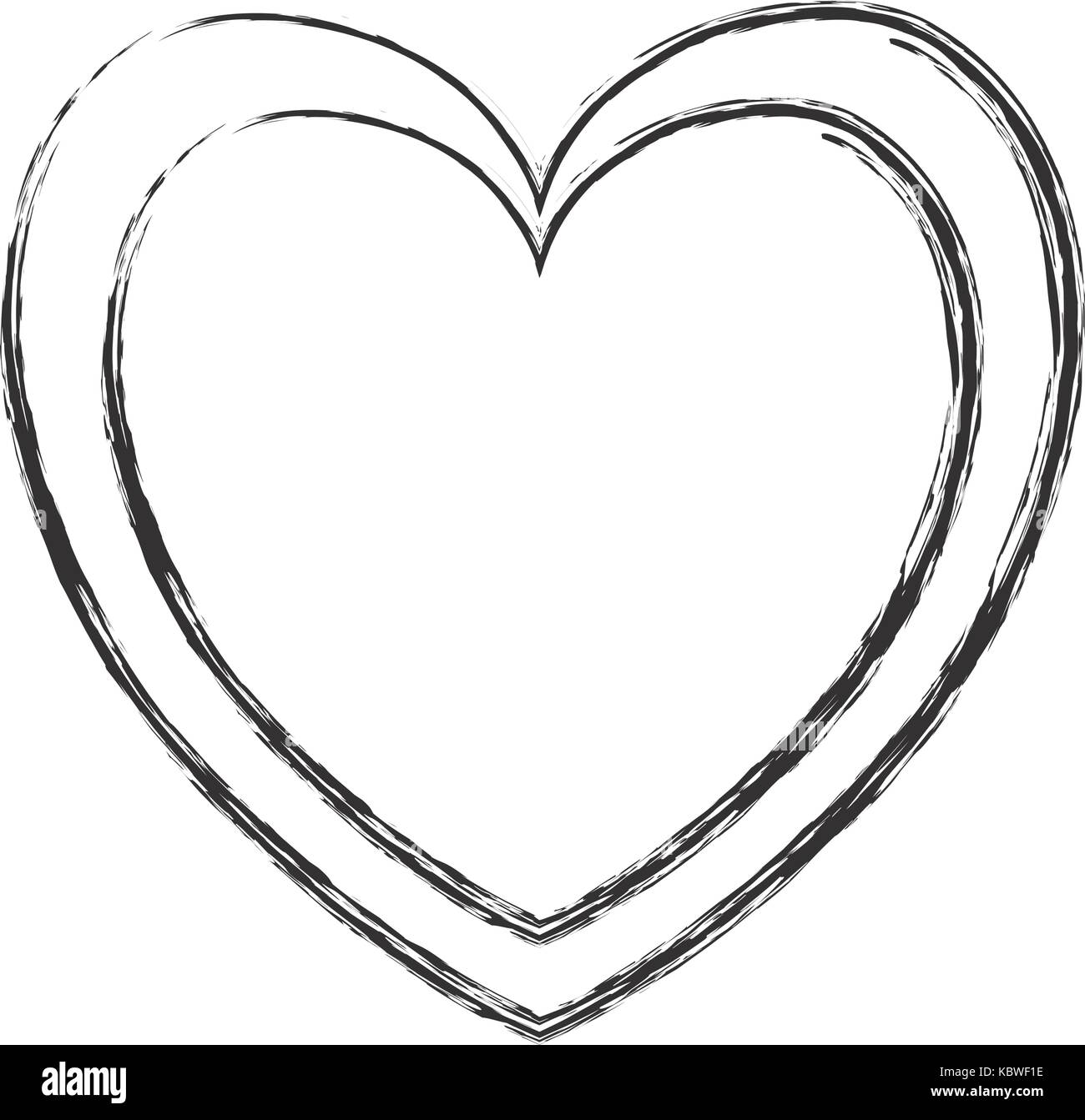 heart icon over white background vector illustration Stock Vector Image & Art - Alamy