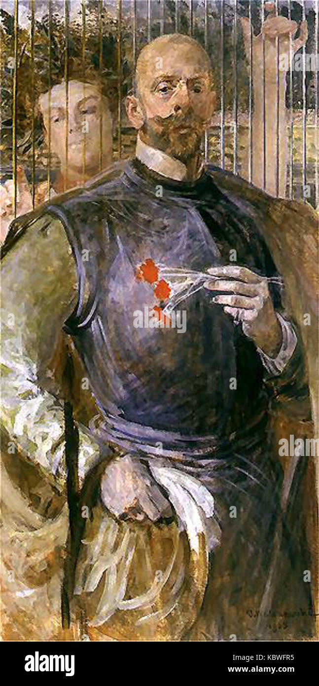 Malczewski Jacek Autoportret z muza 2 Stock Photo - Alamy