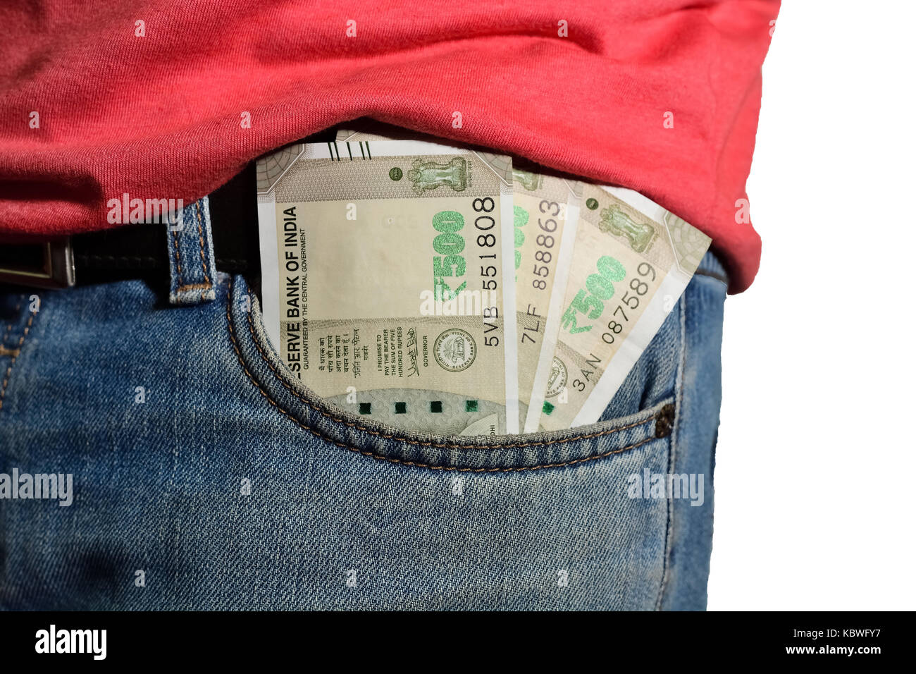 Indian currency pocket hi-res stock photography and images - Alamy