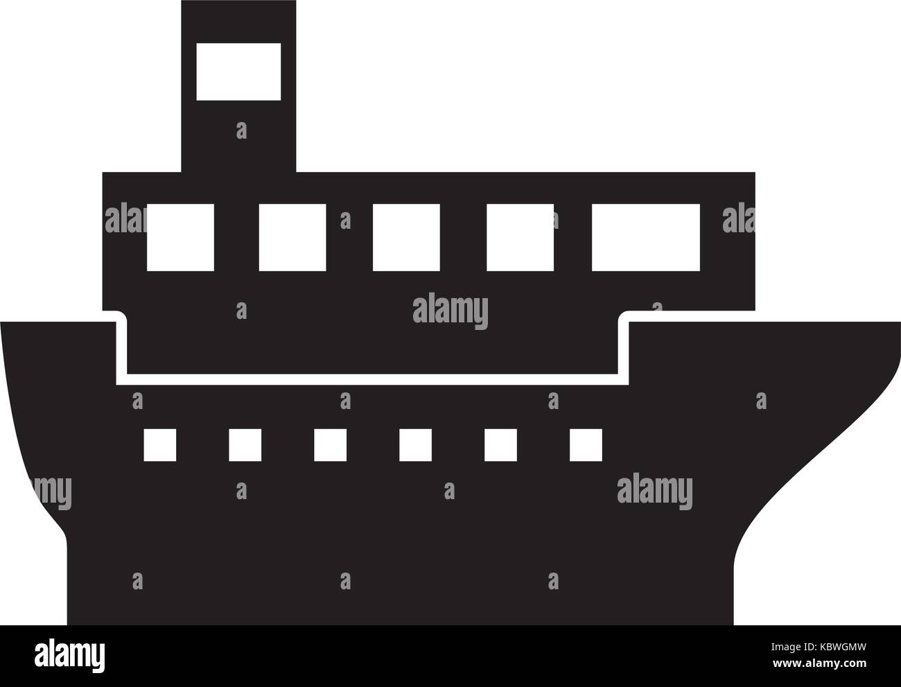 sea transportation logistic maritime shipping cargo ship Stock Vector ...