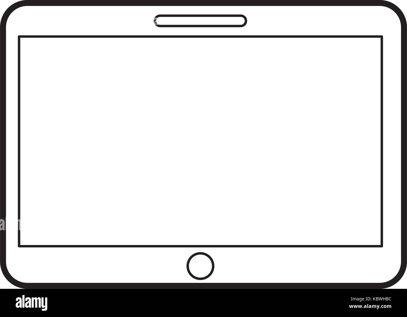 technology device blank screen digital Stock Vector Image & Art - Alamy