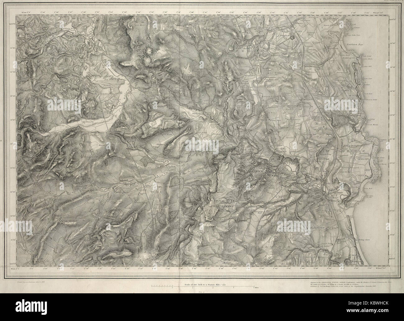 This is an image from the old series of OS (Ordnance Survey) maps ...